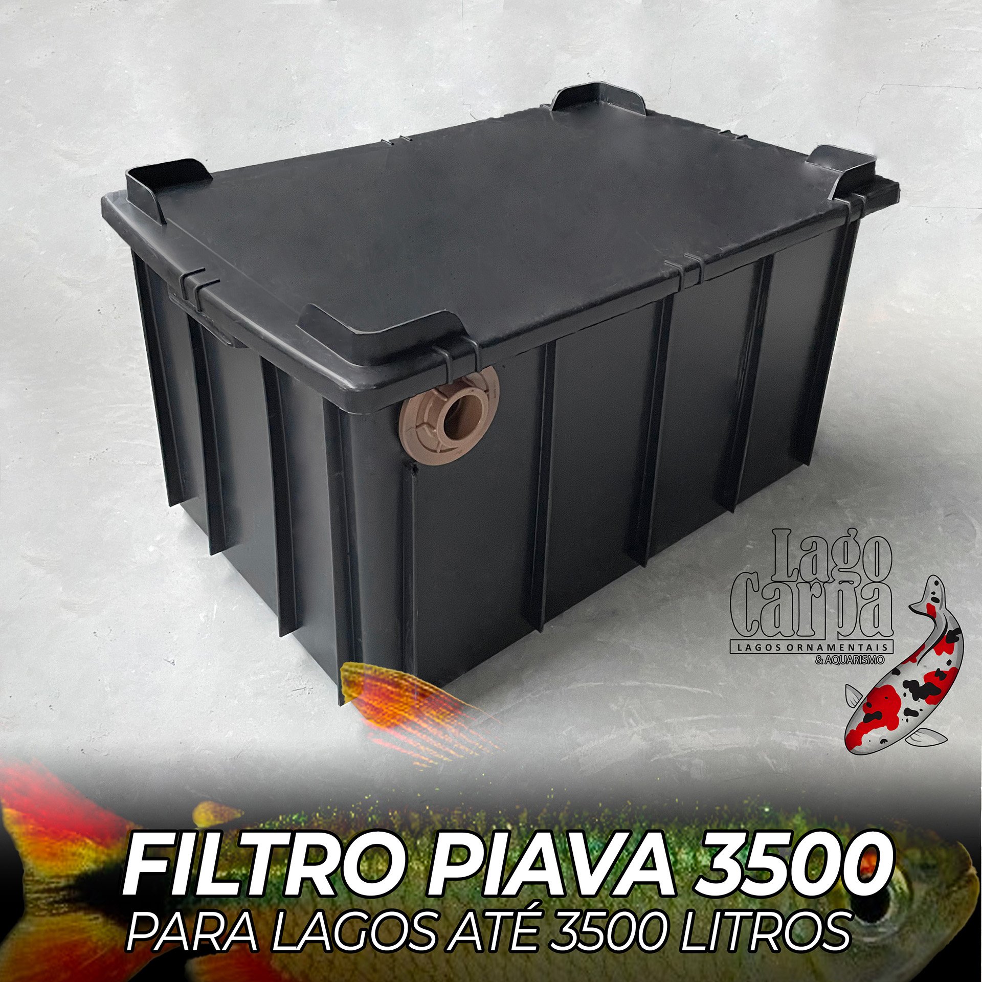 Kit Lago 3500L Lago Carpa - 220V